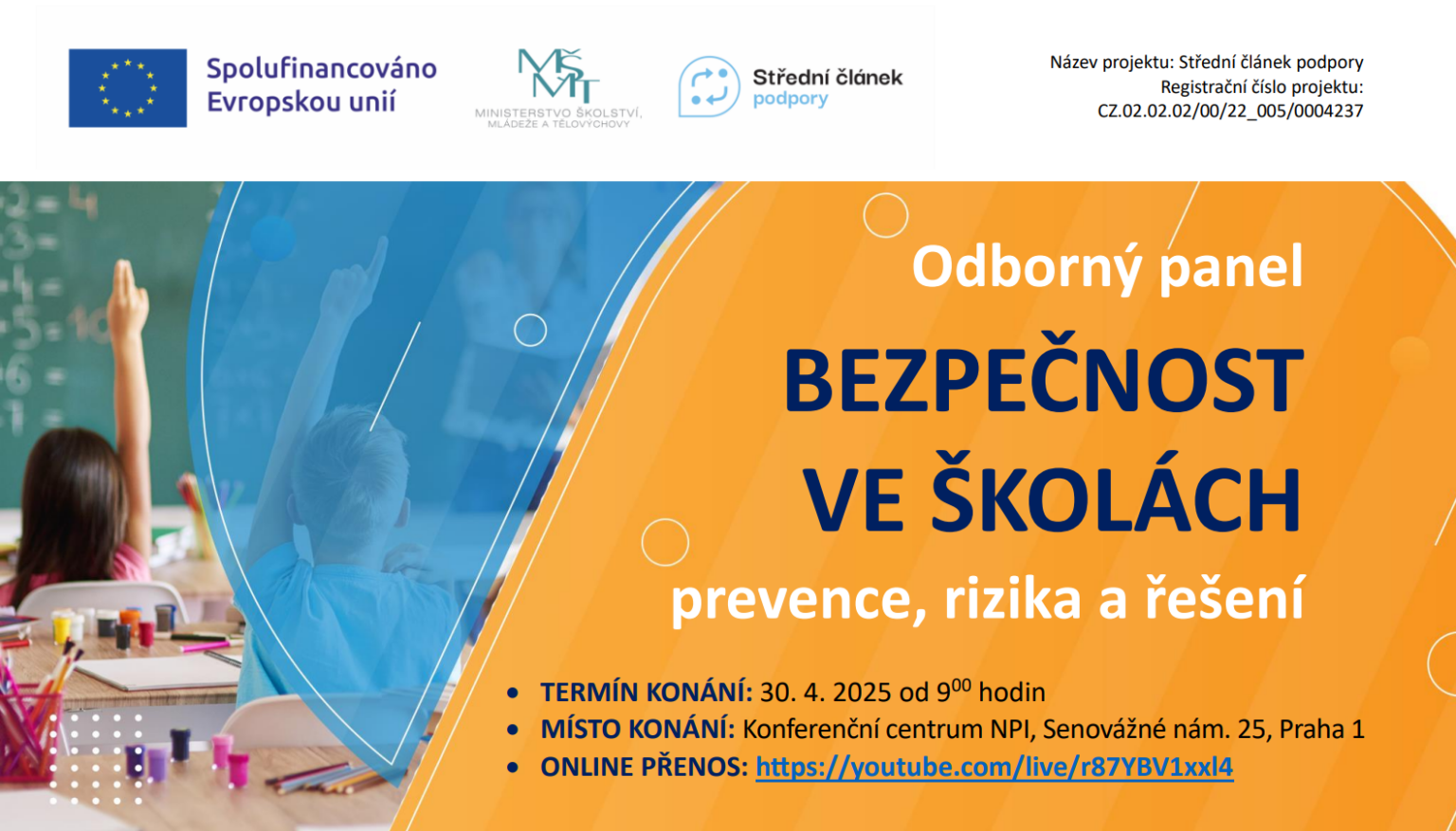 Odborný panel Středního článku podpory - Bezpečnost ve školách ...